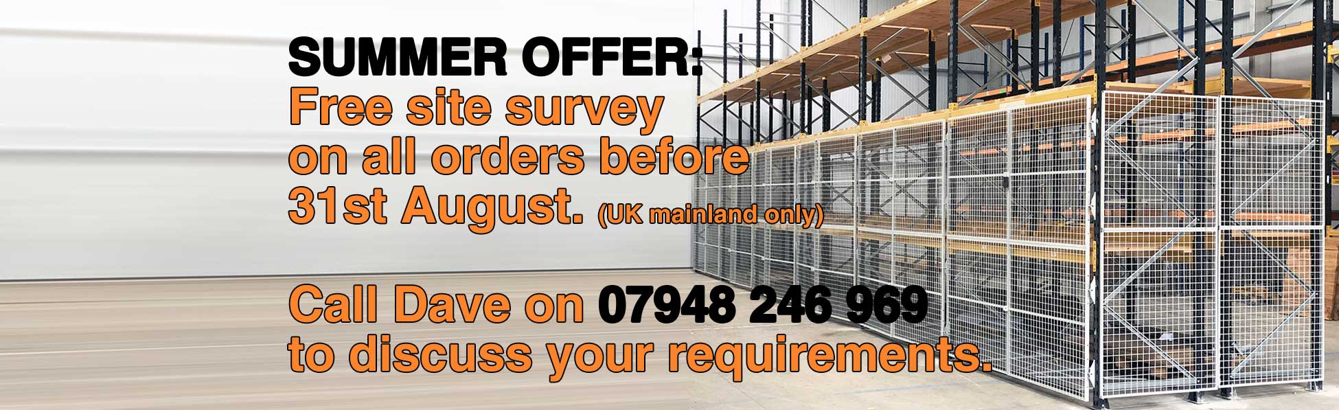 Warehouse mesh protection and safety barriers | OfficeSTOR